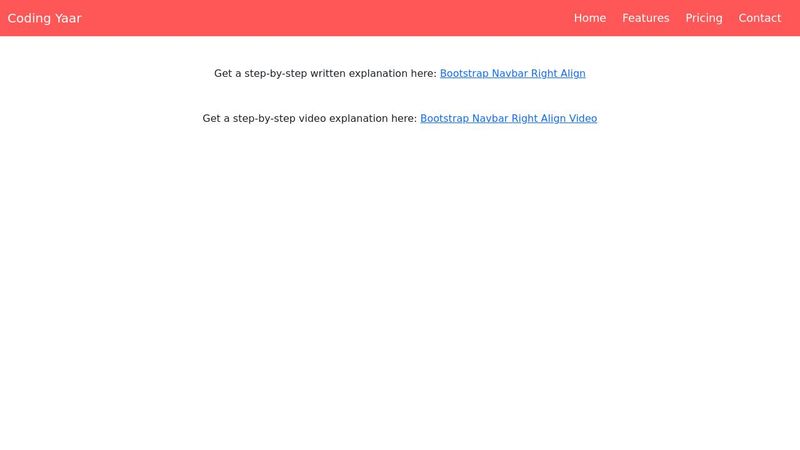 Responsive Bootstrap navbar right align