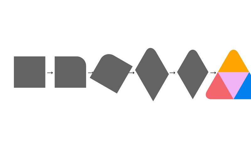 CSS rounded corner triangle