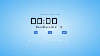 Not Fancy Countdown Timer (Vue)