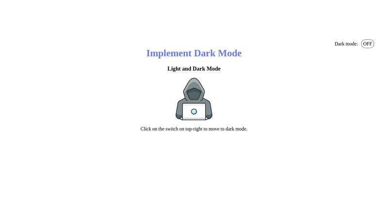 Implement Dark Mode
