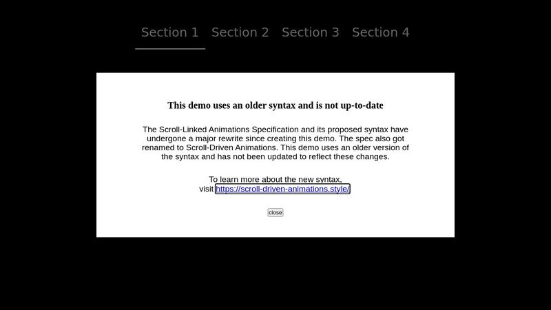 Scroll-Linked Animations: Counter and Snap Points with Navigation Controls (WAAPI ...