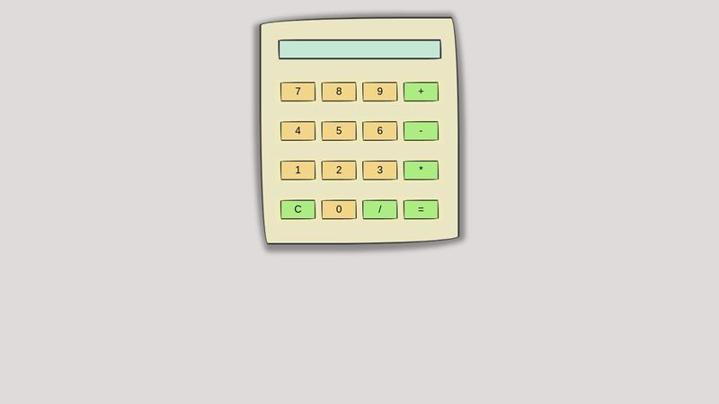Calculatrice html/css/js