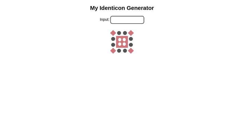 Vue Identicon