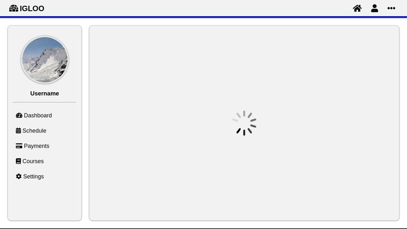 Vanilla JS courses dashboard