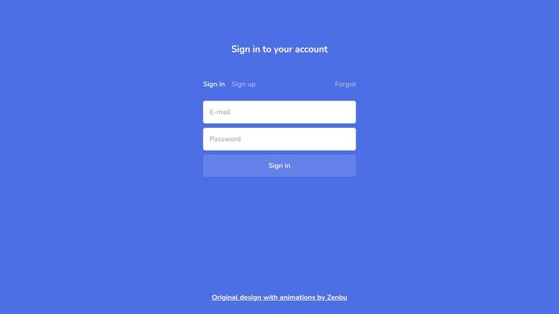 [React] Sign up / Login form