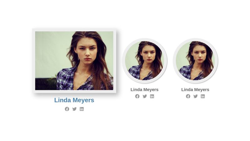 Team Members Portrait with CSS Animation