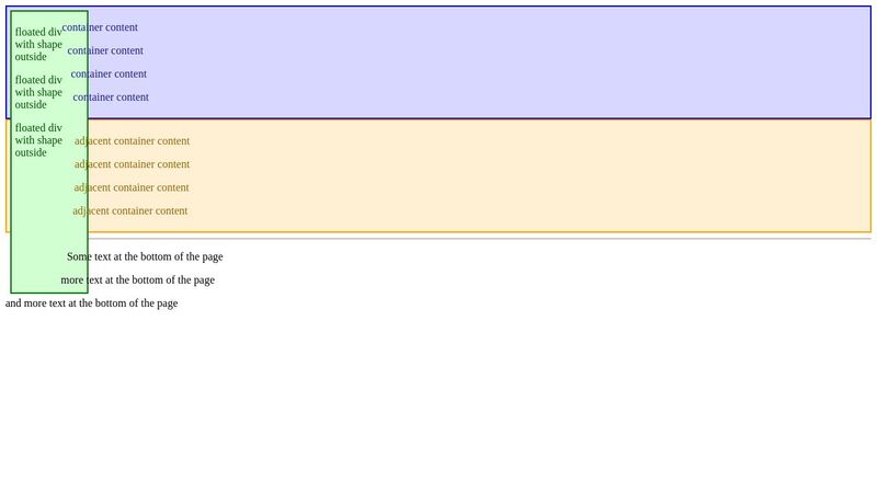 shape-outside behaviour demo