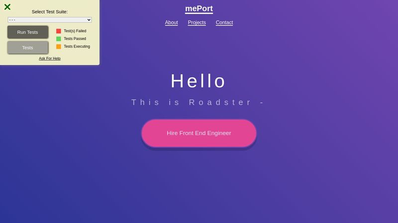 CodePen - Portfolio Landing Page