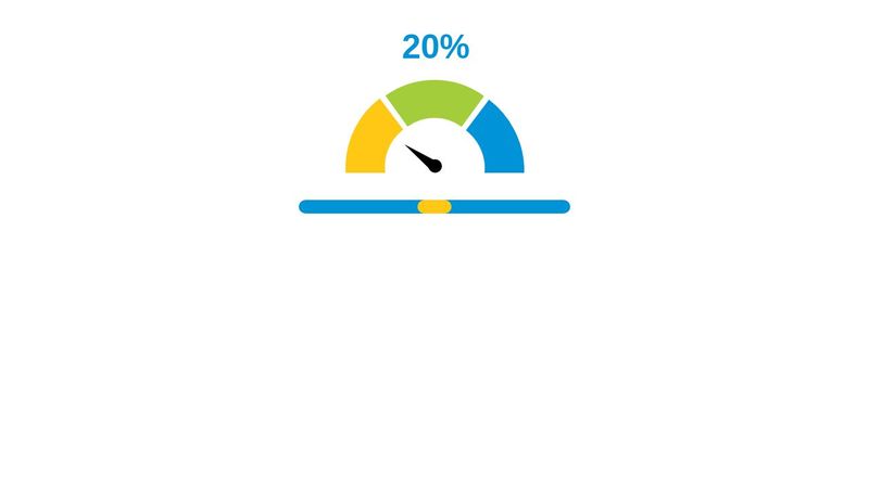 SVG speedometer CSS slider (спидометр, ползунок)