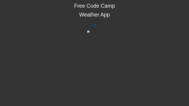 Local Weather App | Free Code Camp