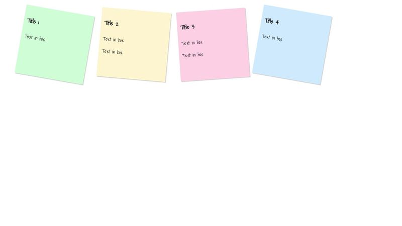 Sticky Note in CSS