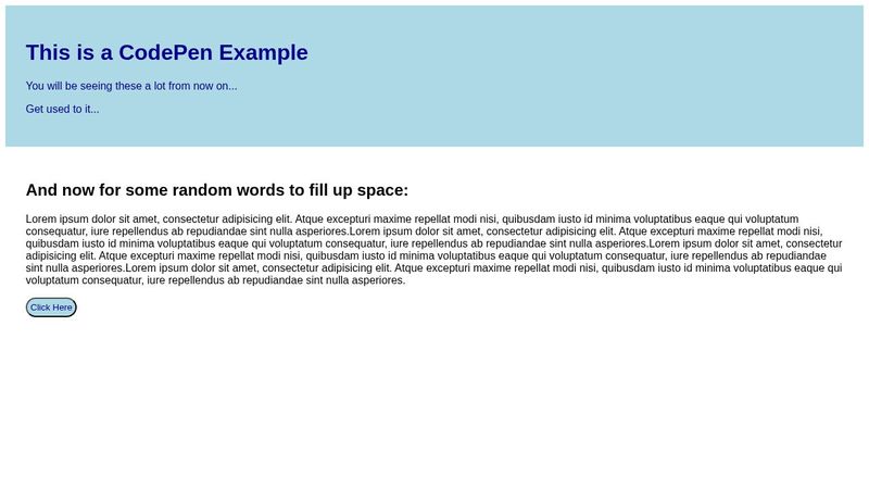 3.1.1 CodePen Example