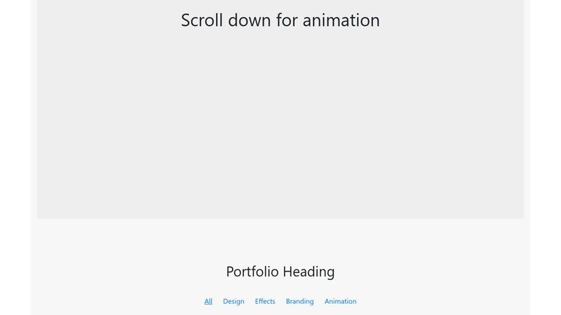 GSAP + ScrollMagic + Isotope Animation
