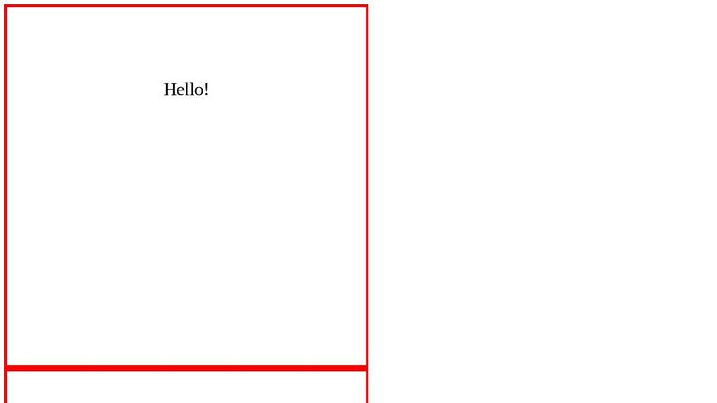 CSS Responsive Square