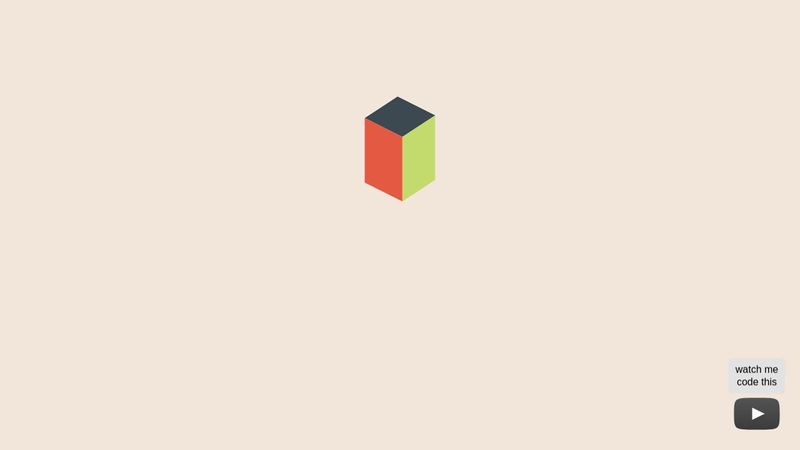 Hopping cube with CSS variables and Houdini magic 🎩🐇 (Blink only with flag)