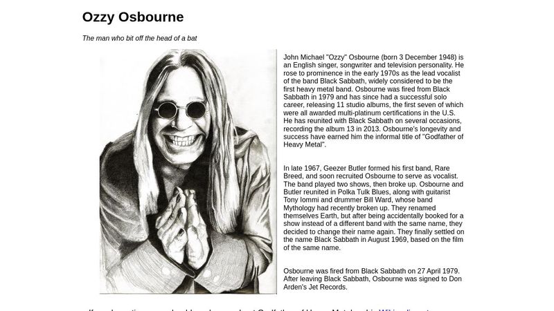 Tribute for Ossi Osborn