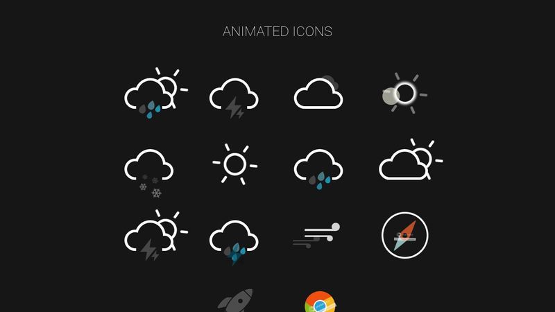 Animated Icons by CSS 3 only