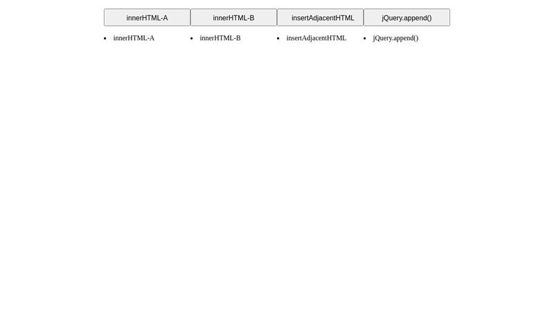 insertAdjacentHTML