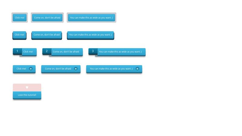 CSS Buttons with Pseudo-elements
