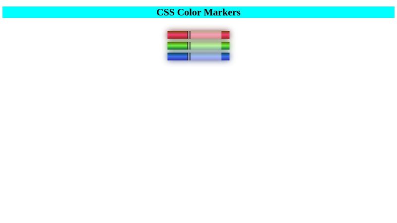 CSS Color Markers