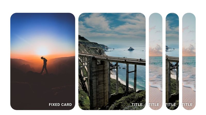 Expanding Slider Cards