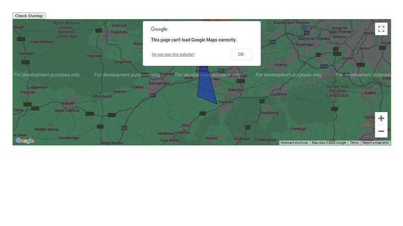 Google Maps - Check if Polygons Circles Overlap