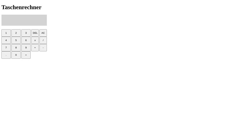 Taschenrechner