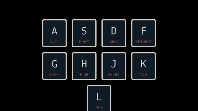 Javascript30 - Project #1 : Drum Kit