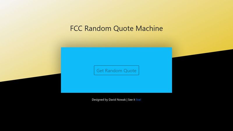 FCC Random Quote Machine