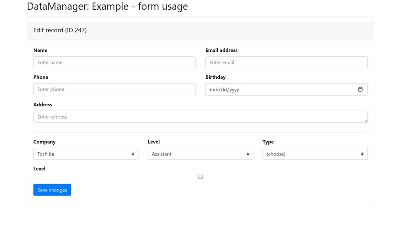 Simple Bootstrap 4 Form