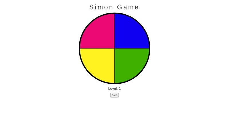 simon game try-FreeCodeCamp