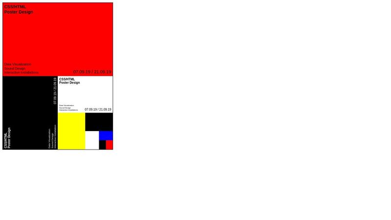 css grid poster dummy