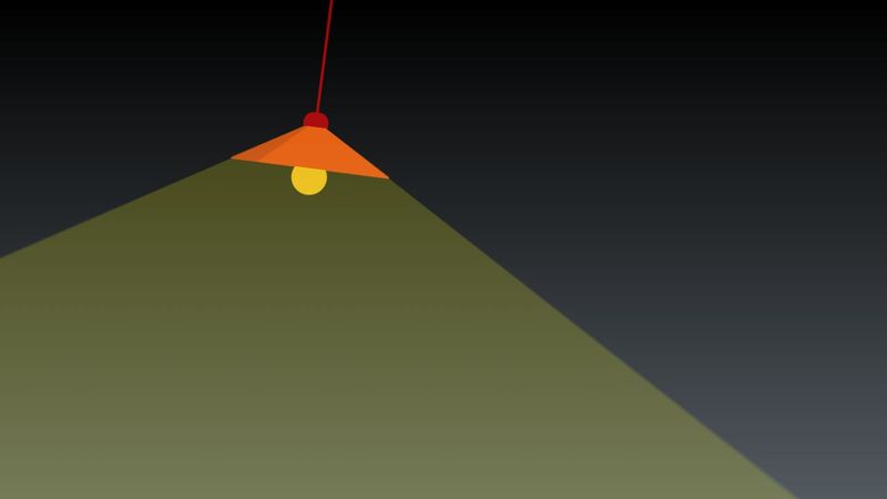 Mouse Motion Lamp - CSS