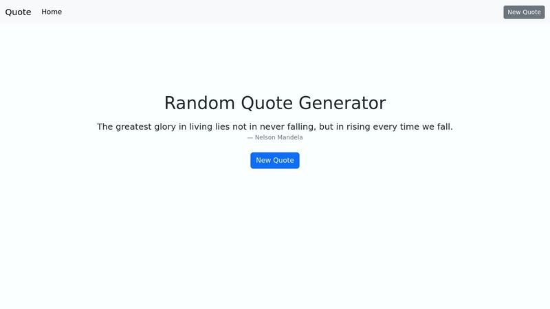 Random Quote Generator
