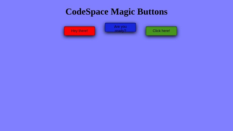 CodeSpace Magic Buttons