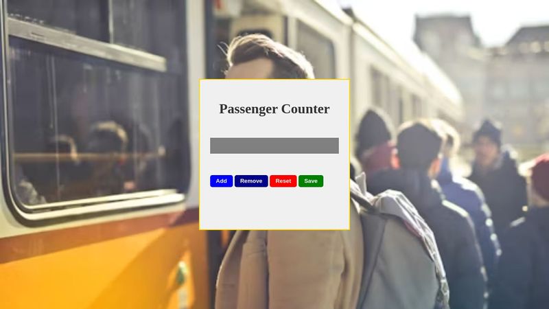 passenger counter app