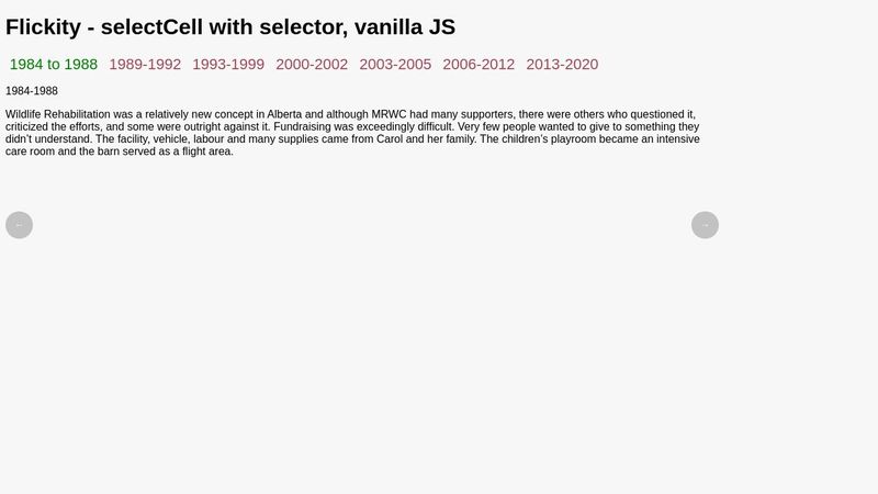 Flickity - select method with vanilla JS