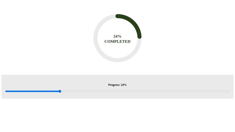 Circular SVG Progress Bar