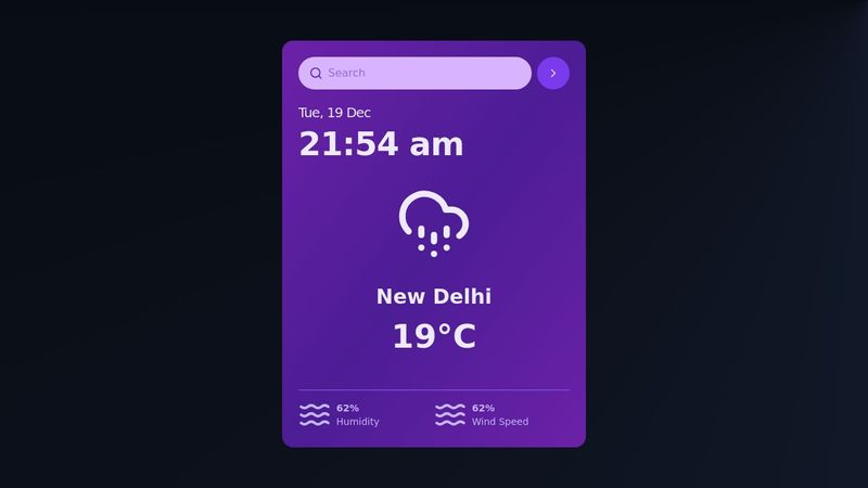 Tailwind Weather App