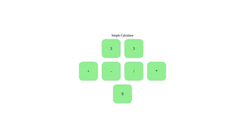 Simple Calculator Exercise