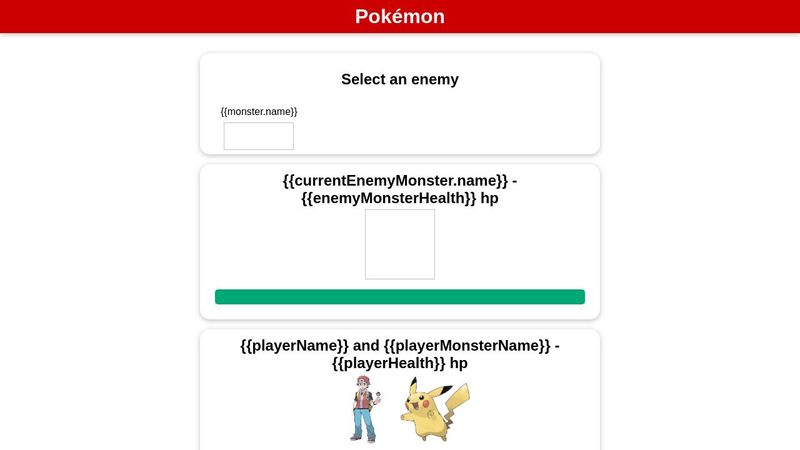 Monster game (VUE JS)