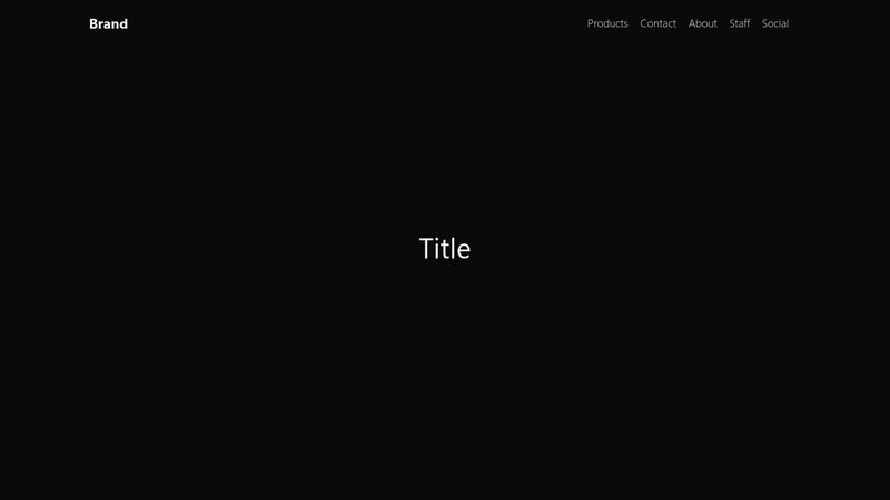 Modern Responsive Navbar