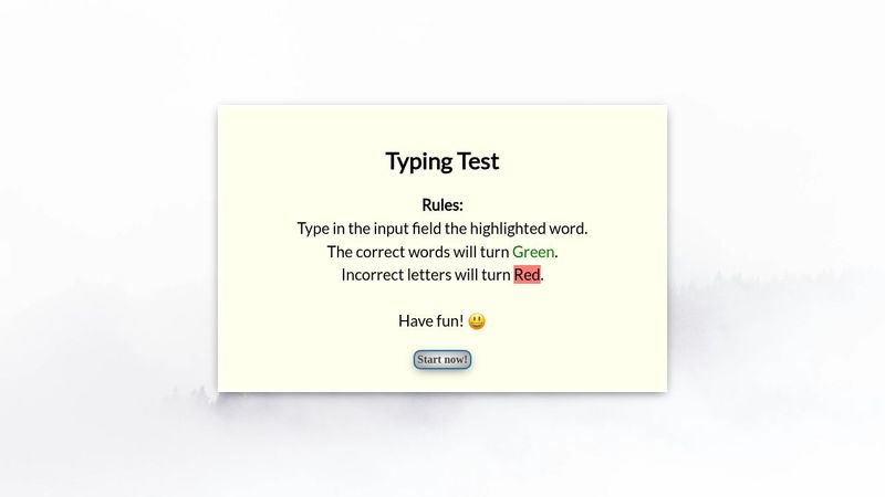Typing Speed Test