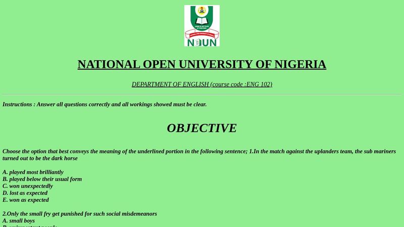 English question task 5.2c