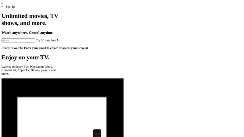 Netflix Homepage with html and css