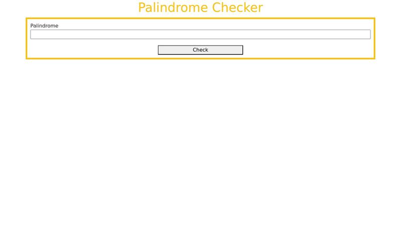 FCC-Palindrome Checker