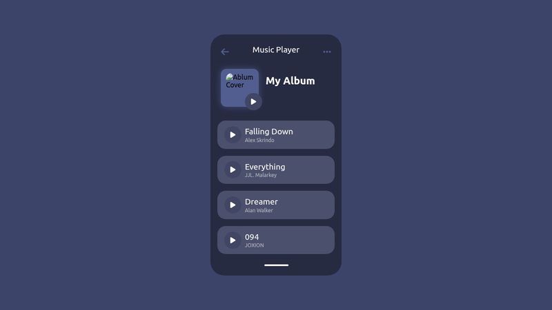 Music Player Using Html Css And Javascript 0811