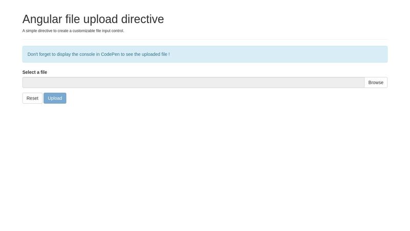 Angular file upload directive