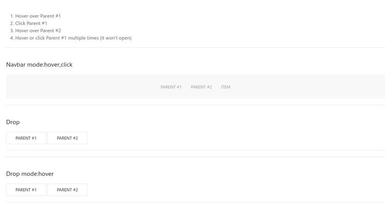 Drodown components issue