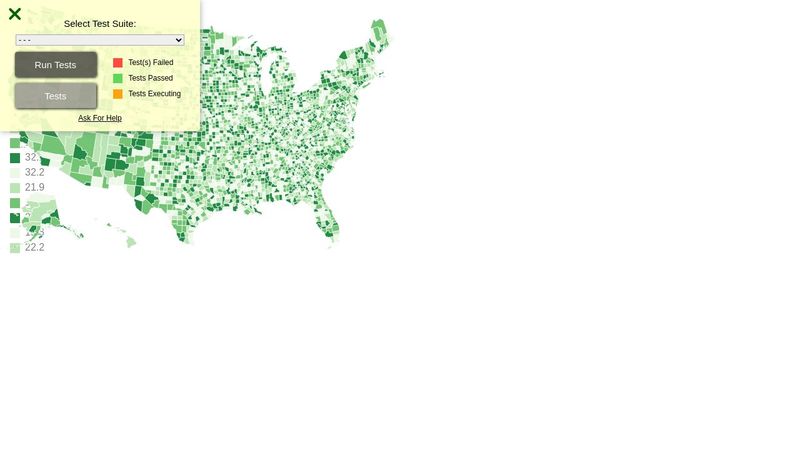freeCodeCamp: Visualize Data with a Choropleth Map